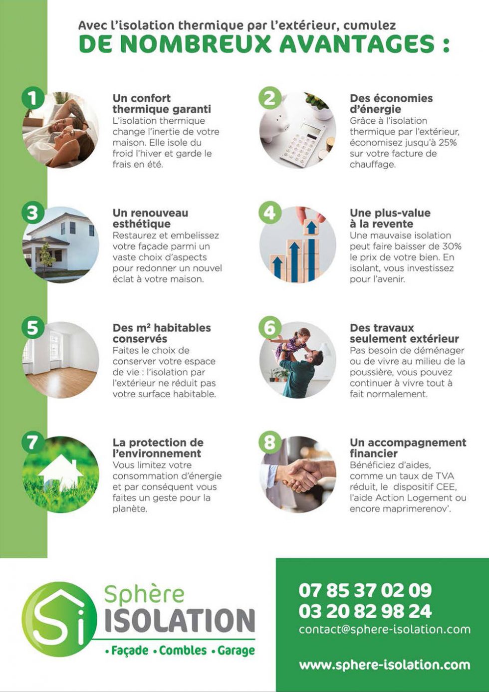ISOLATION thermique des murs par l'extérieur - Sphere Isolation - Lille 59